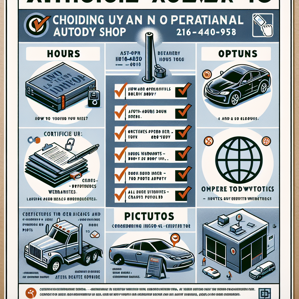 How to Find an Auto Body Shop Near Me Open in Cleveland, Ohio: Hours ...